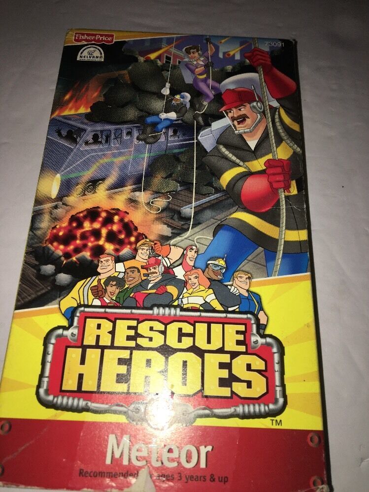 Secours Heroes-Meteor VHS Fisher Price Tested Rare Vintage Collectible ...