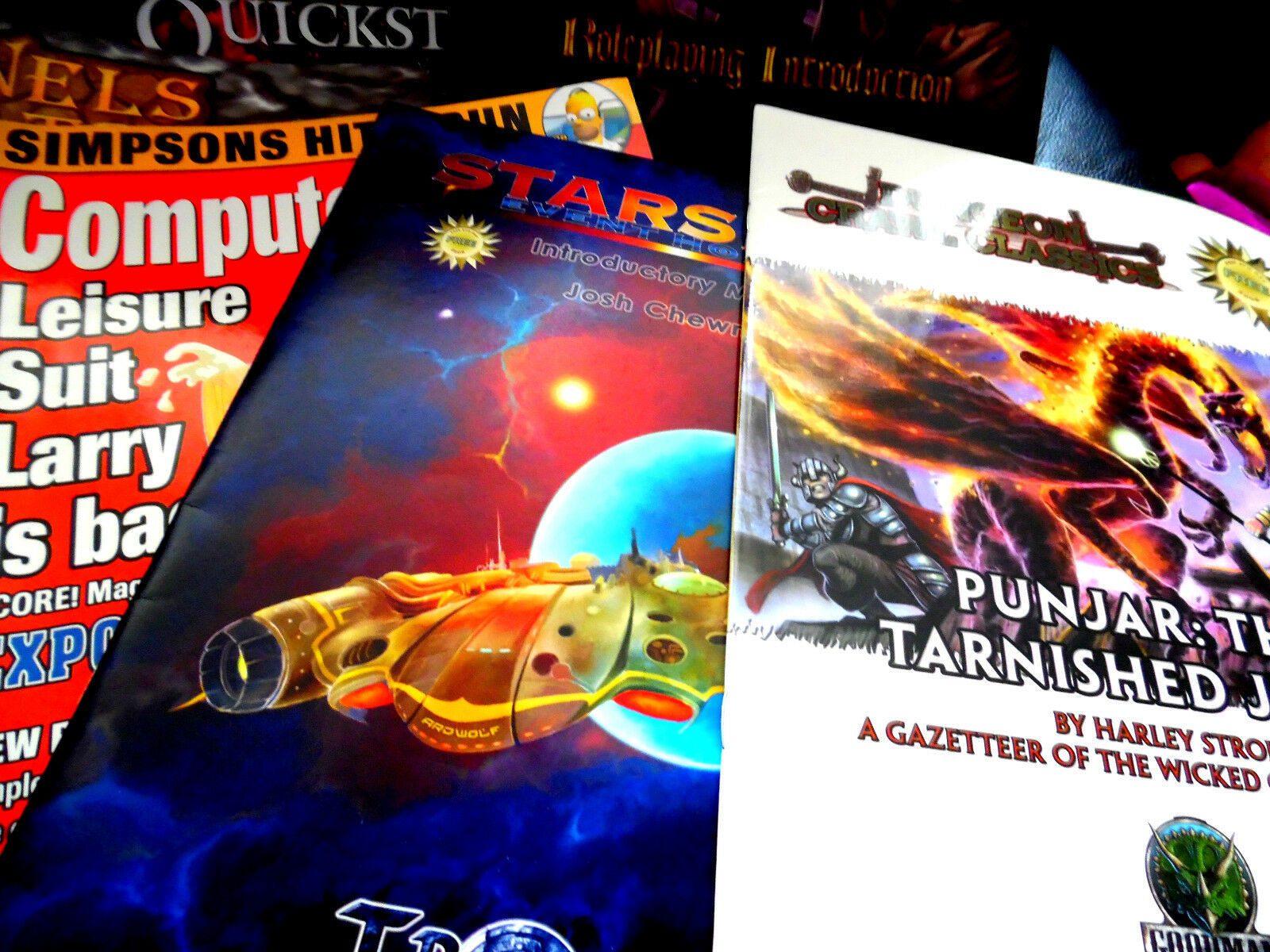 Computer RPG Rule Books Castles Crusades/ Starseige (Set of 6 and BONUS ...