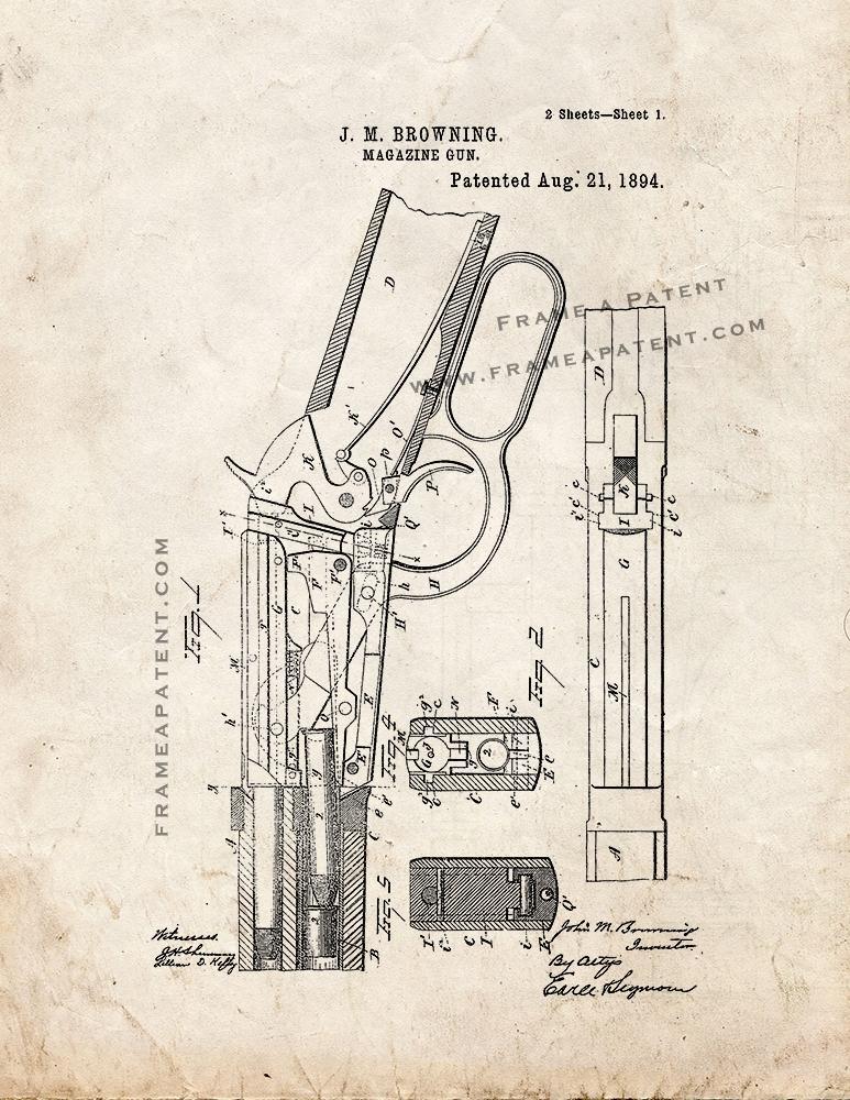 Frame a Patent - Patent Prints and Posters at Bonanza - Art,