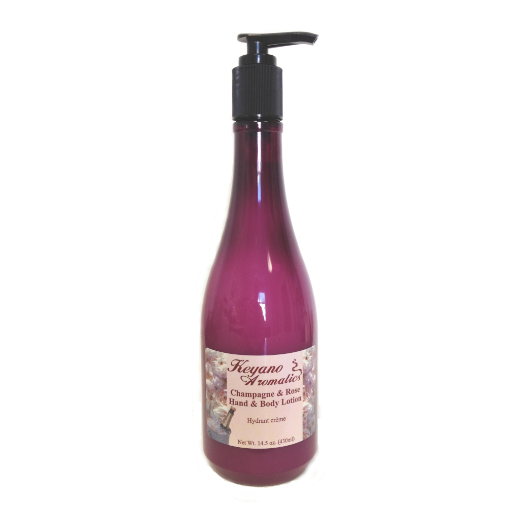 Keyano Aromatics Champagne and Rose Hand and Body Lotion 14.5oz ...