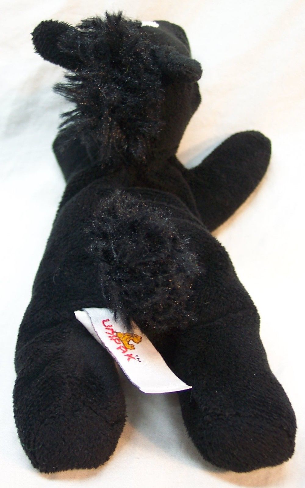 Unipak SOFT BLACK HORSE PONY 7" Plush STUFFED ANIMAL Toy - Other