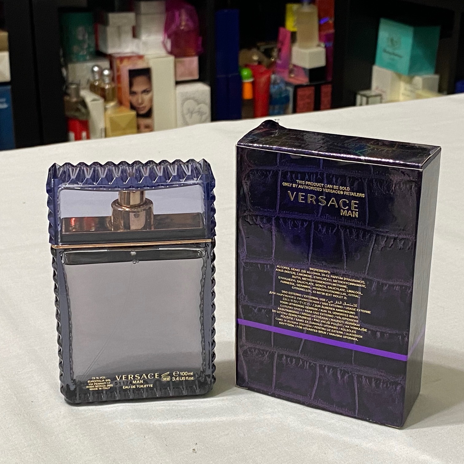 Versace Man "Purple" Versace for Men 3.4 fl.oz / 100 ml eau de toilette ...