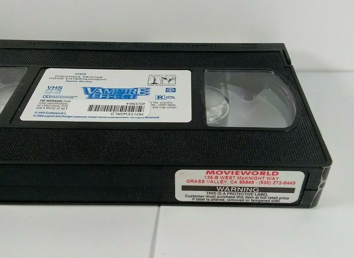 Vampire Effect (VHS, 2003) - Jackie Chan CHARLENE CHOI GILLIAN CHUNG ...