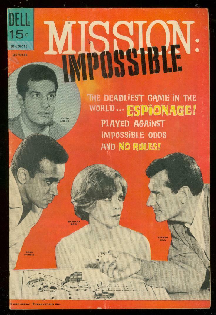 MISSION IMPOSSIBLE #5 1969-DELL COMICS-TV PHOTO COVER VG - Comic Books ...