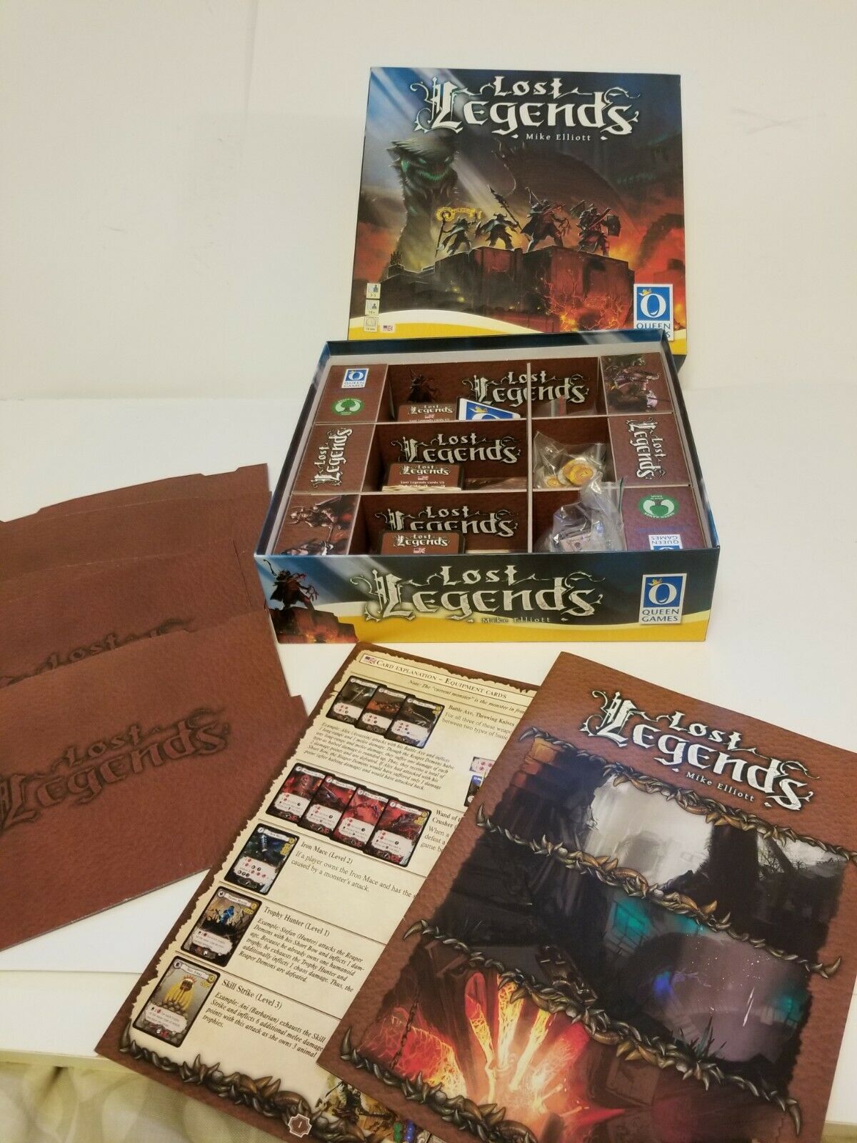 Lost Legends Board Game By Mike Elliott Queen Games Ages 10+ Complete ...