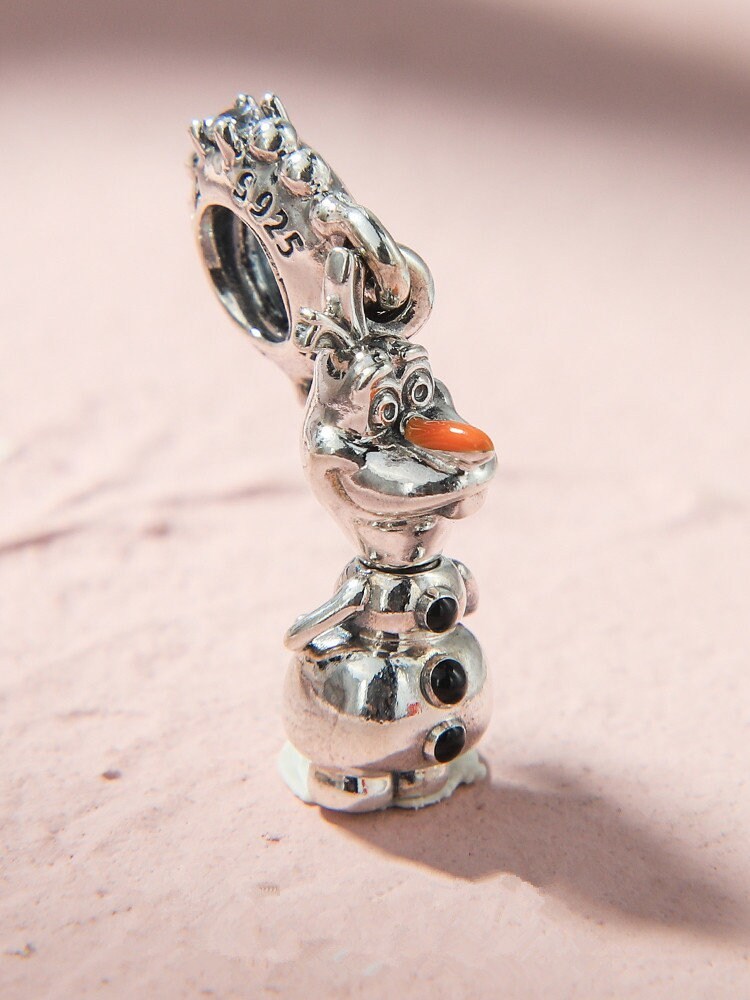 2019 Autumn Release 925 Sterling Silver Disney Frozen Olaf Dangle Charm ...