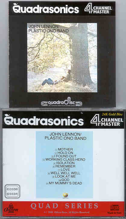 John Lennon - Plastic One Band Quadraphonics ( Odeon Quadraphonics ) - CDs