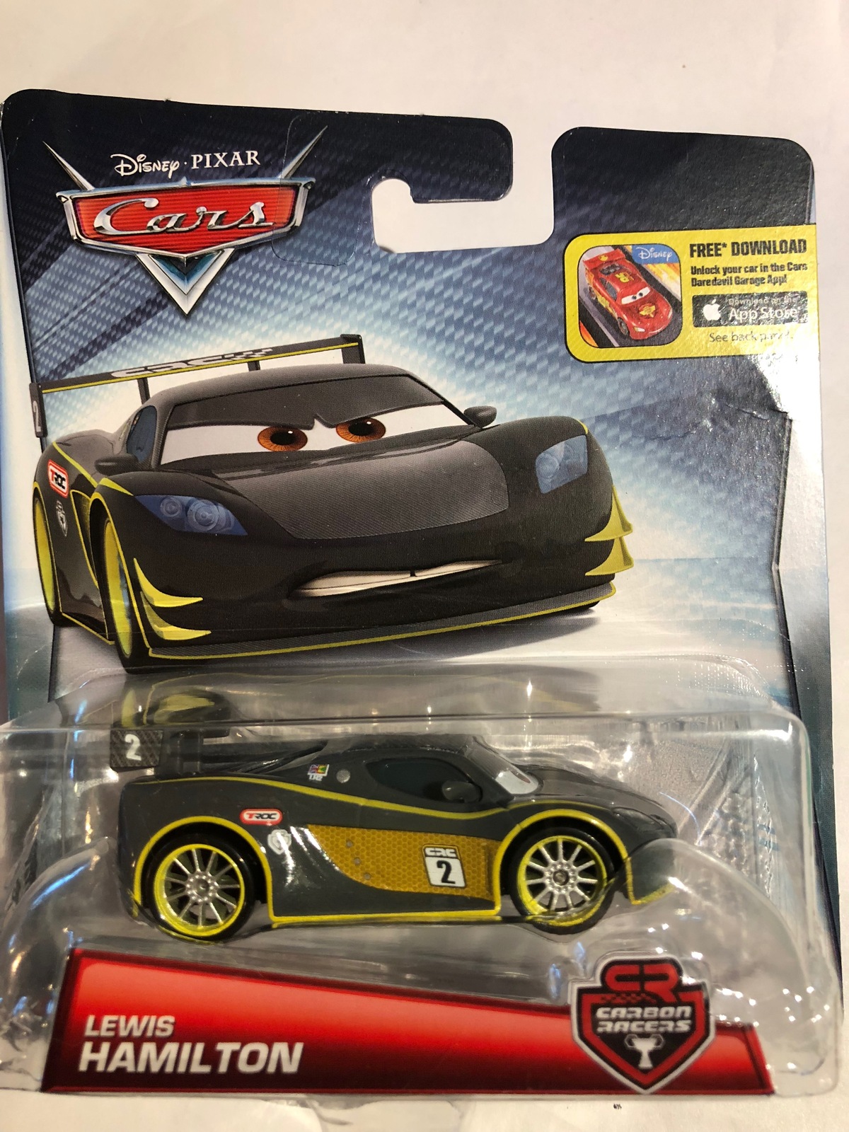 Disney Pixar Cars Carbon Racers Lewis Hamilton - Action Figures