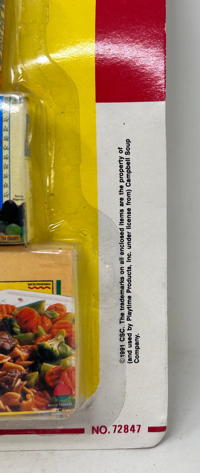 Vintage NOS 1991 Tyco Toys Playtime Campbell's Playfood Swanson Frozen ...