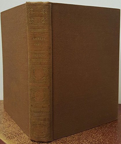 Amelia (Part 1) by Fielding, Henry by Fielding, Henry [Hardcover] Henry ...