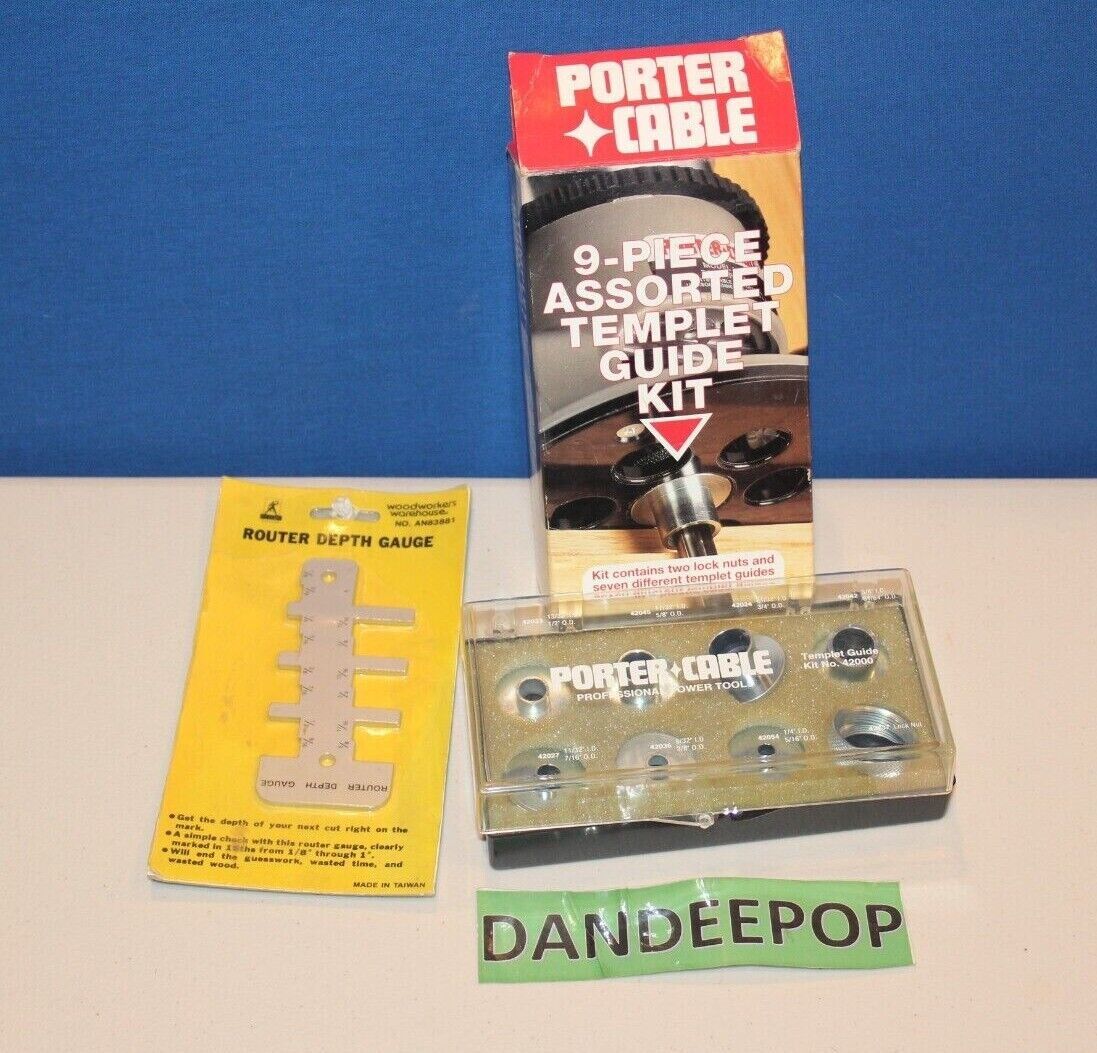 R/C Airplane Model Aircraft Router Porter Cable Parts And Template ...