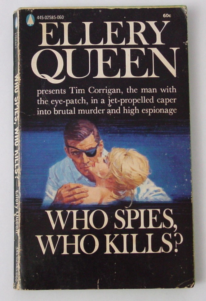 Ellery Queen Tim Corrigan Who Spies, Who Kills? 1966 Vintage SC - Books