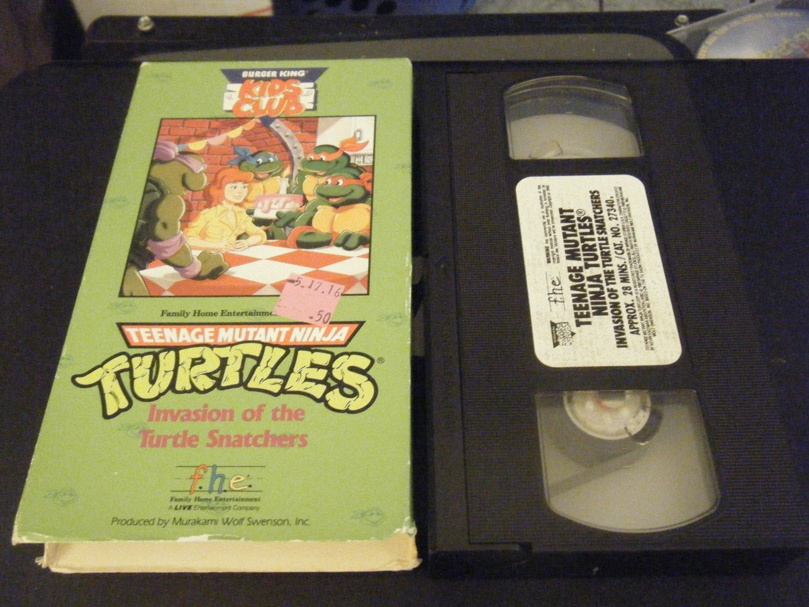 Teenage Mutant Ninja Turtles - Invasion of the Turtle Snatchers (VHS ...