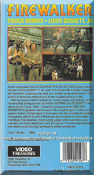 VHS - Firewalker (1986) *Chuck Norris / Melody Anderson / Louis Gossett ...