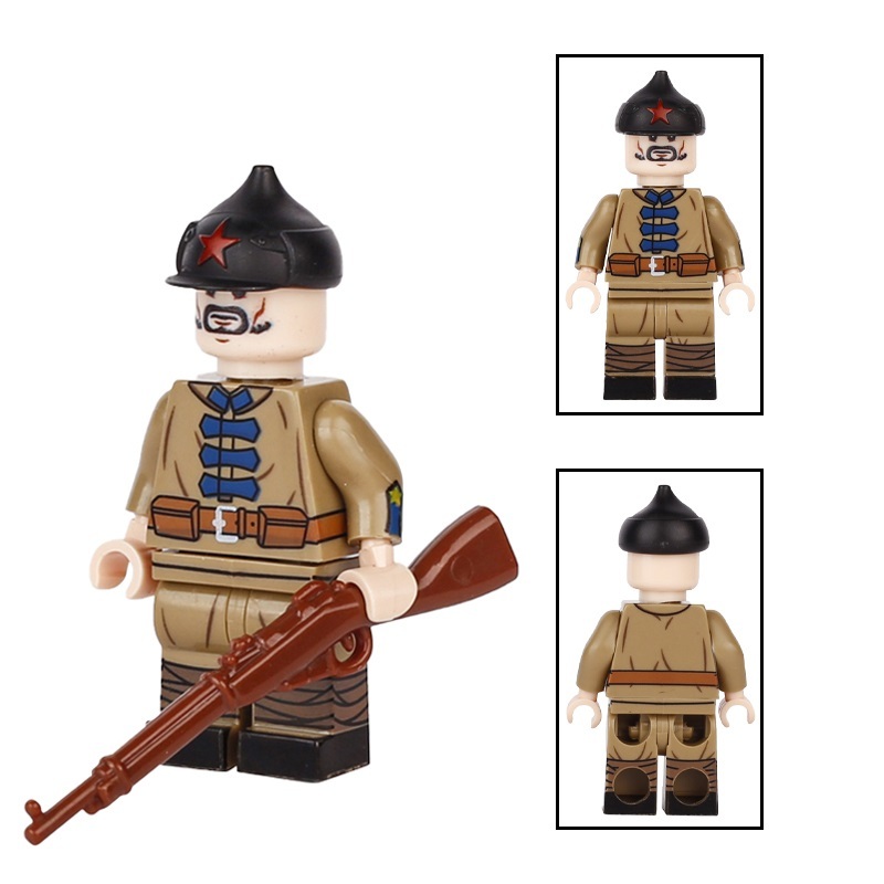 WW1 Russian Red Army Cavalry Soldier Minifigures Weapons and ...