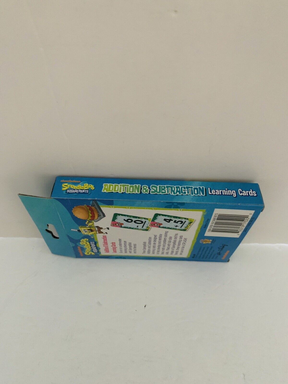 SpongeBob SquarePants Addition and Subtraction 36 Learning Cards ...