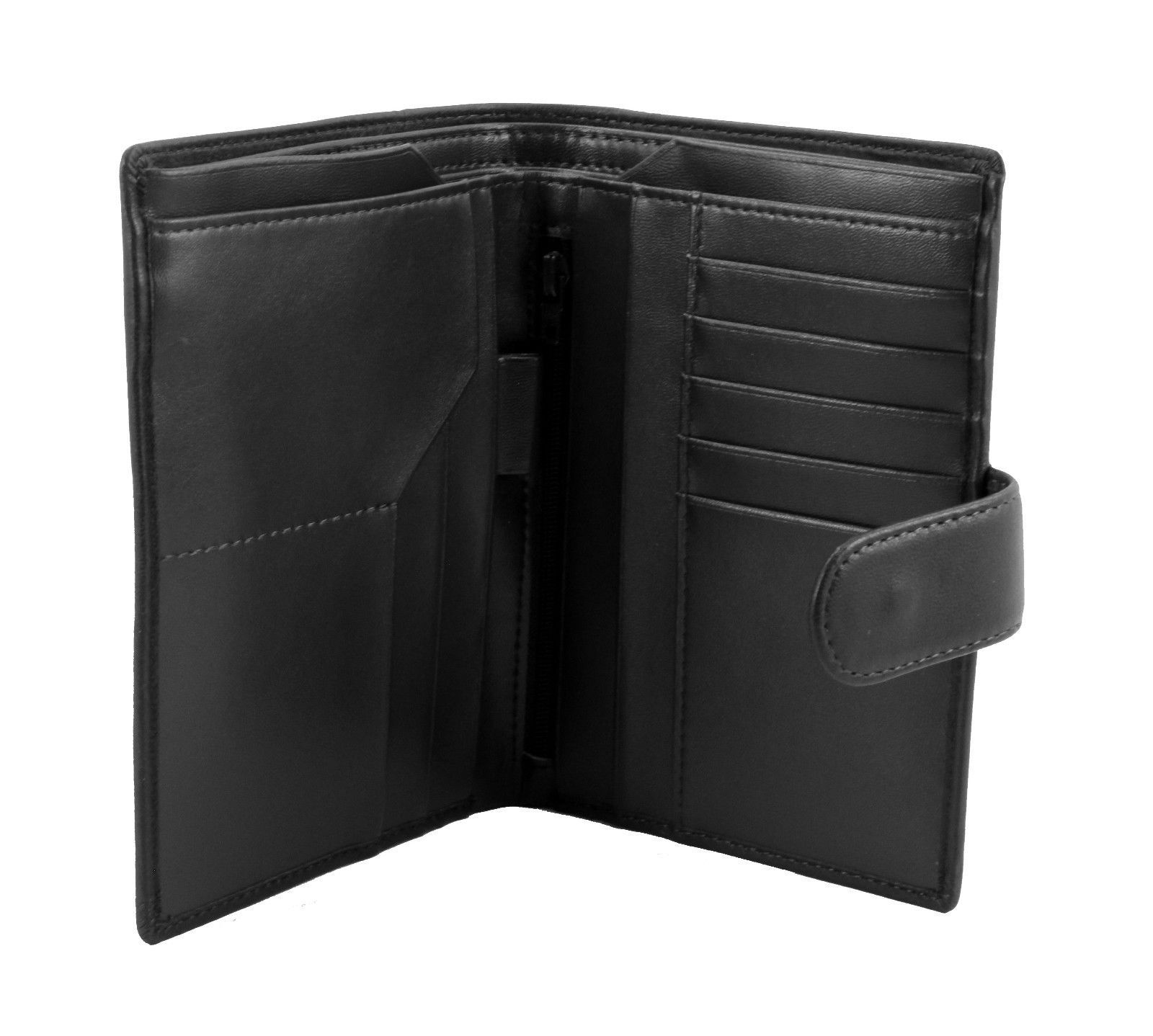 New Sheep leather Smart Family Passport Credit Card Travel Document ...