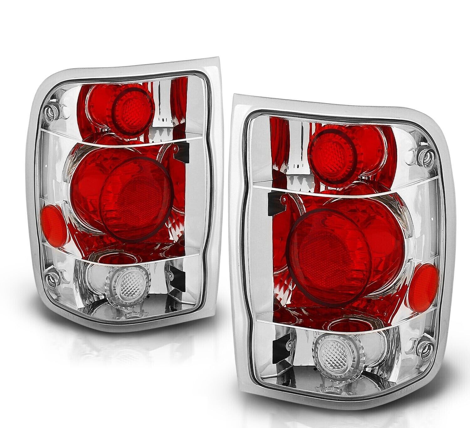 WINNEBAGO RIALTA 2001 2002 2003 PAIR CHROME TAIL LIGHTS TAILLIGHTS REAR ...