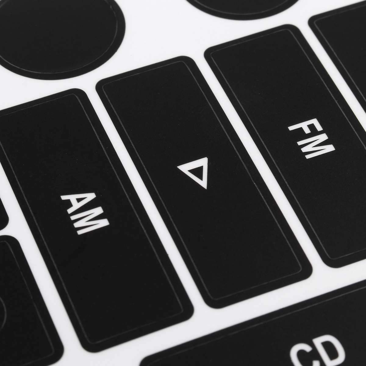 New Arrival MK5 Radio Button Repair Sticker Decals Car FM Radio Button ...