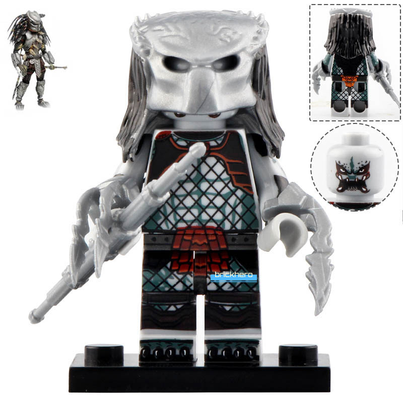 Predator Alien Horror Movie Custom Printed Lego Compatible Minifigure ...