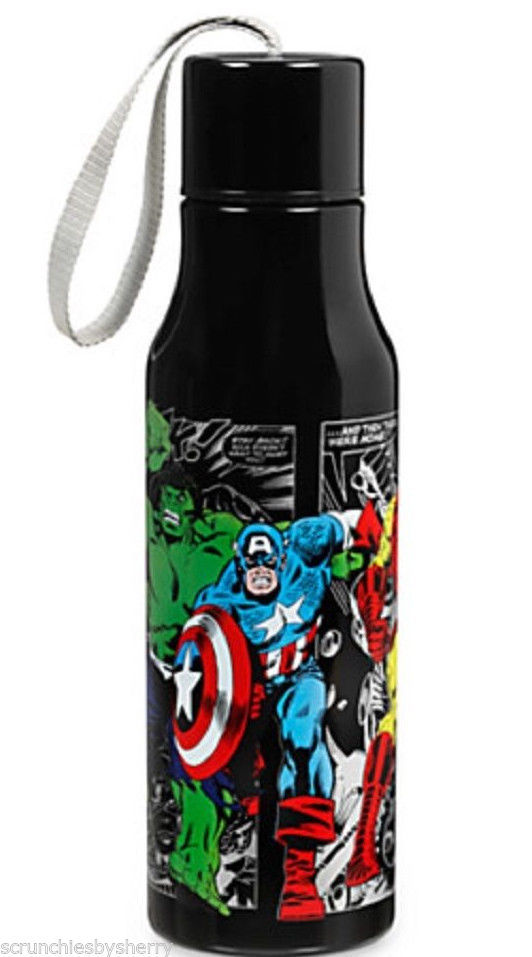 Disney Store Marvel Water Bottle Stainless Steel Drink - Bottles
