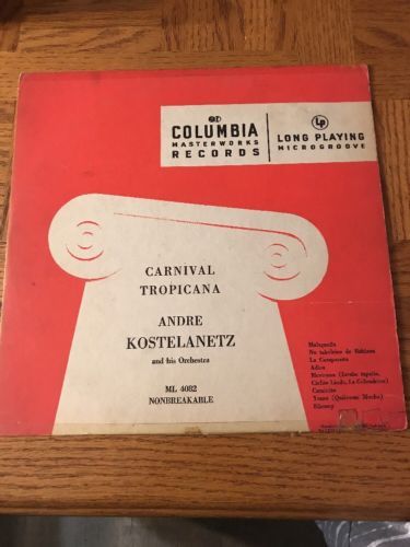 Columbia Masterworks: Carnival Tropicana Album - Vinyl Records