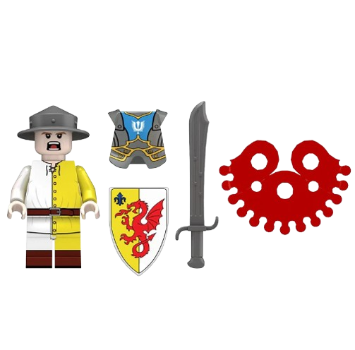 CB N322 Medieval War Castle Militia Custom Lego Figures Minifigure ...
