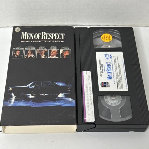 Men of Respect (VHS, 1990, Closed Captioned) Vintage Video Tape Movie ...