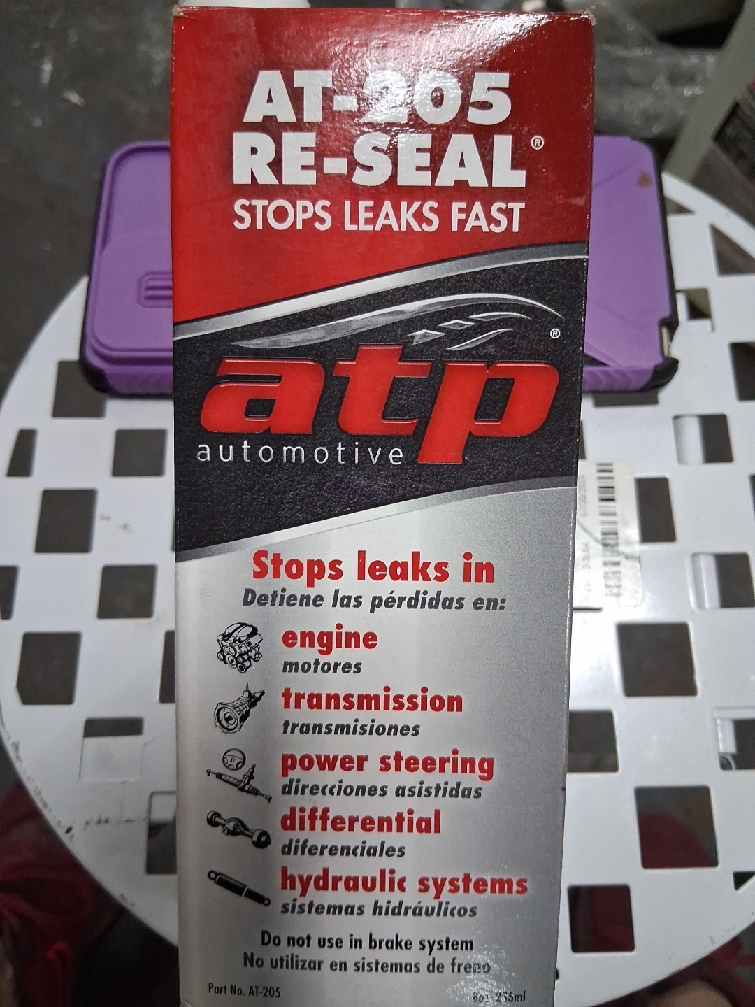 ATP At-205 Re-seal Stops Leaks 8 oz 740 JJ - Automatic Transmission Parts