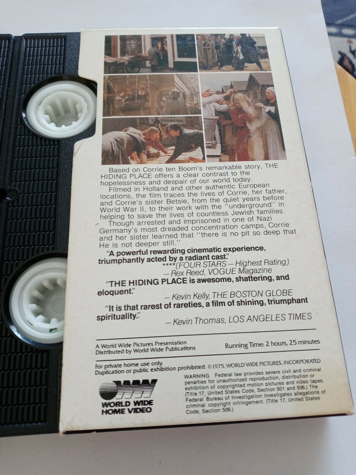 The Hiding Place (VHS, 1989) - VHS Tapes