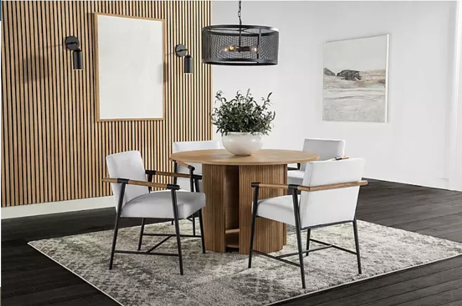 Parker 48-inch Round Dining Table, Assorted Colors - Tables