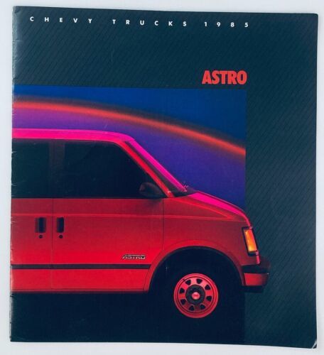 1985 Chevrolet Trucks Astro Dealer Showroom Sales Brochure Guide ...