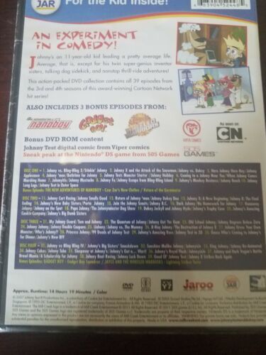 Johnny Test: The Complete Seasons 3 & 4 (DVD, 2011, 4-Disc Set) - Brand ...