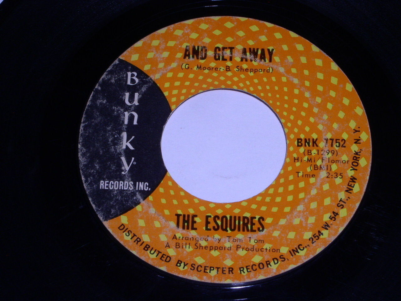 The Esquires And Get Away Everybody's Laughing 45 Rpm Record Vintage ...