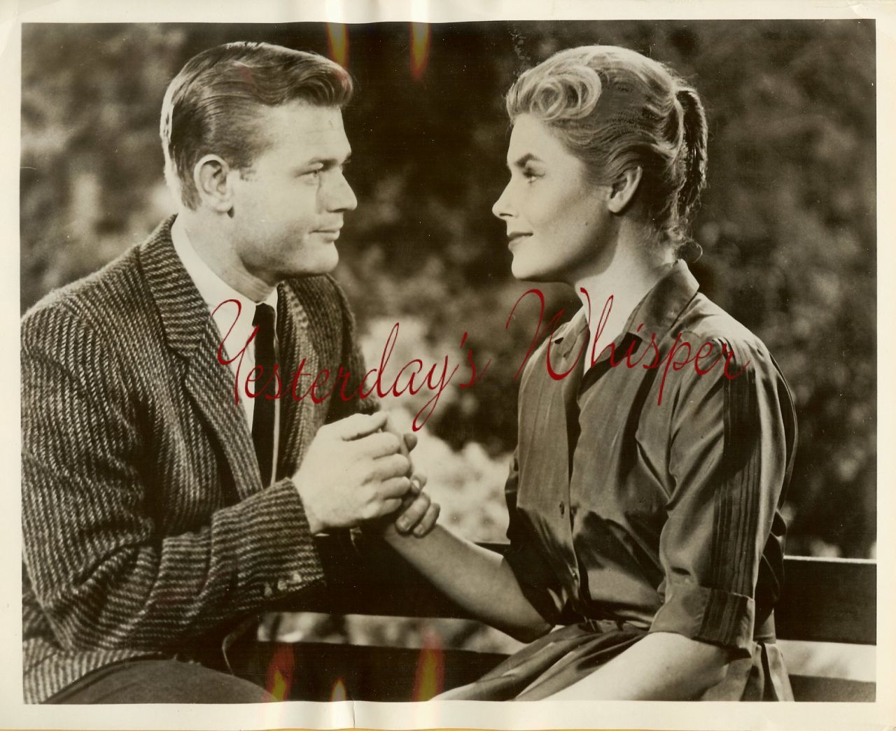 Martin MILNER Anna-LISA The MILLIONAIRE Org TV PHOTO - Black & White