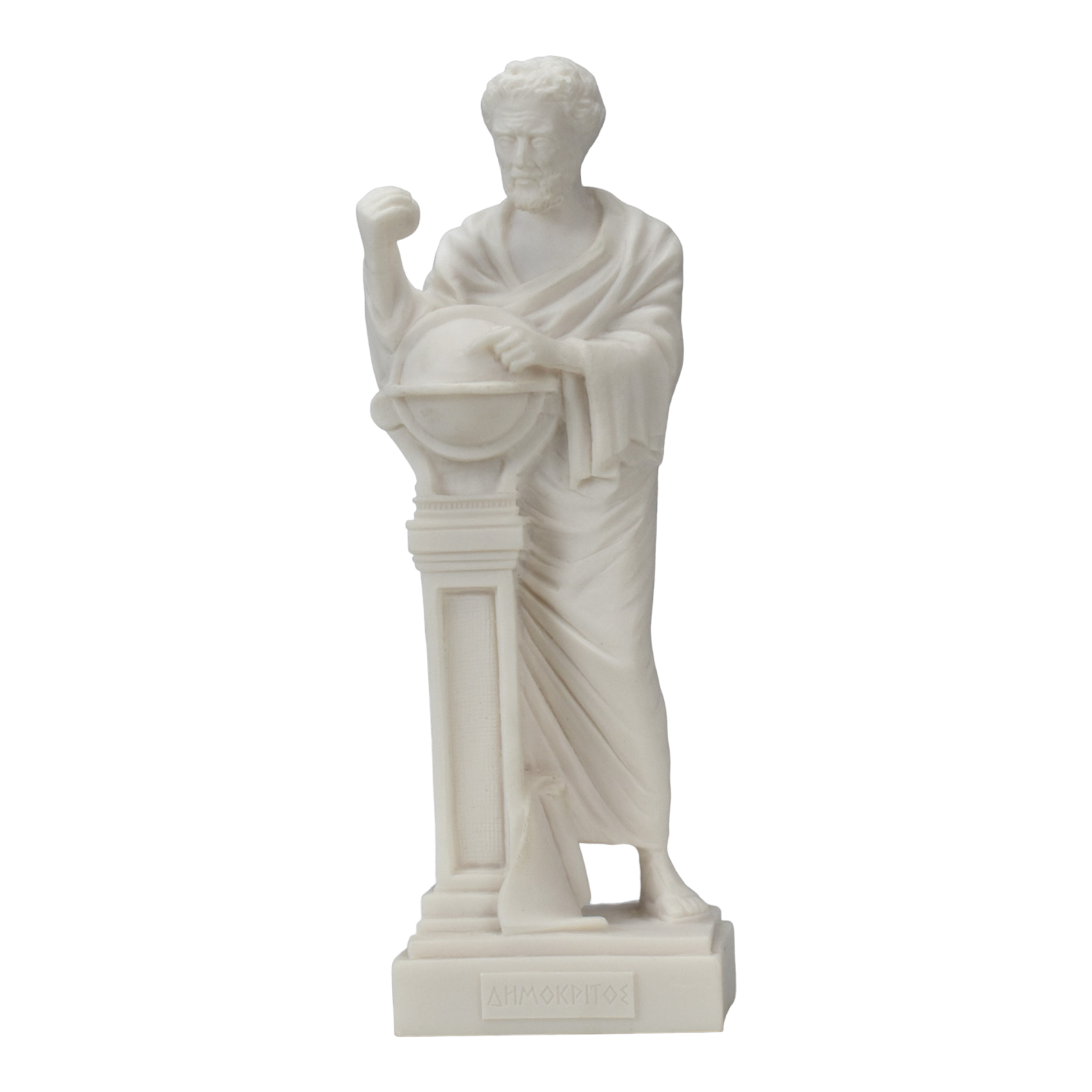 Democritus ancient Greek philosopher Sculpture Statue Cast Marble - Art ...