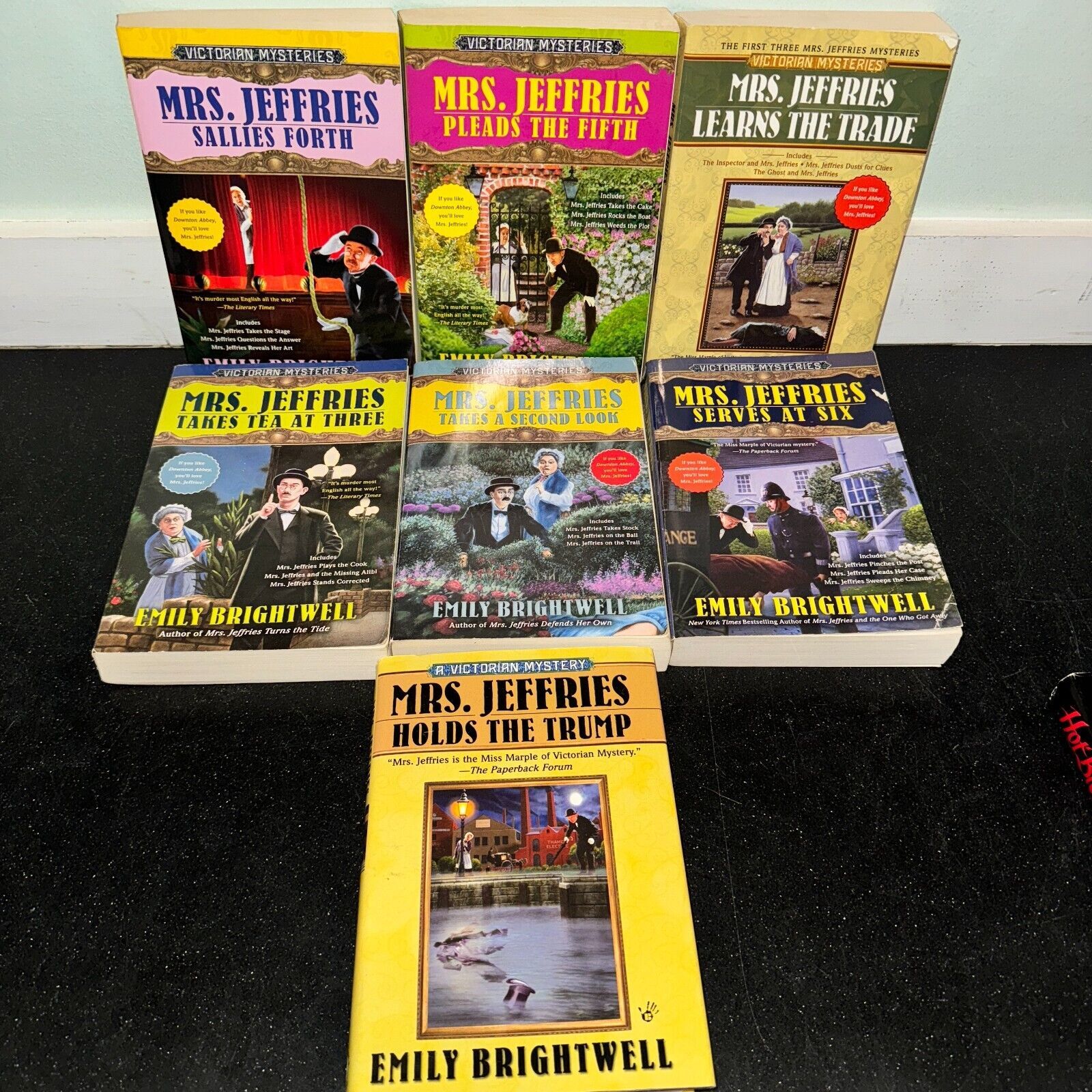 Mrs. Jeffries Mystery Books Emily Brightwell Lot of 7 HB and TPB - Books