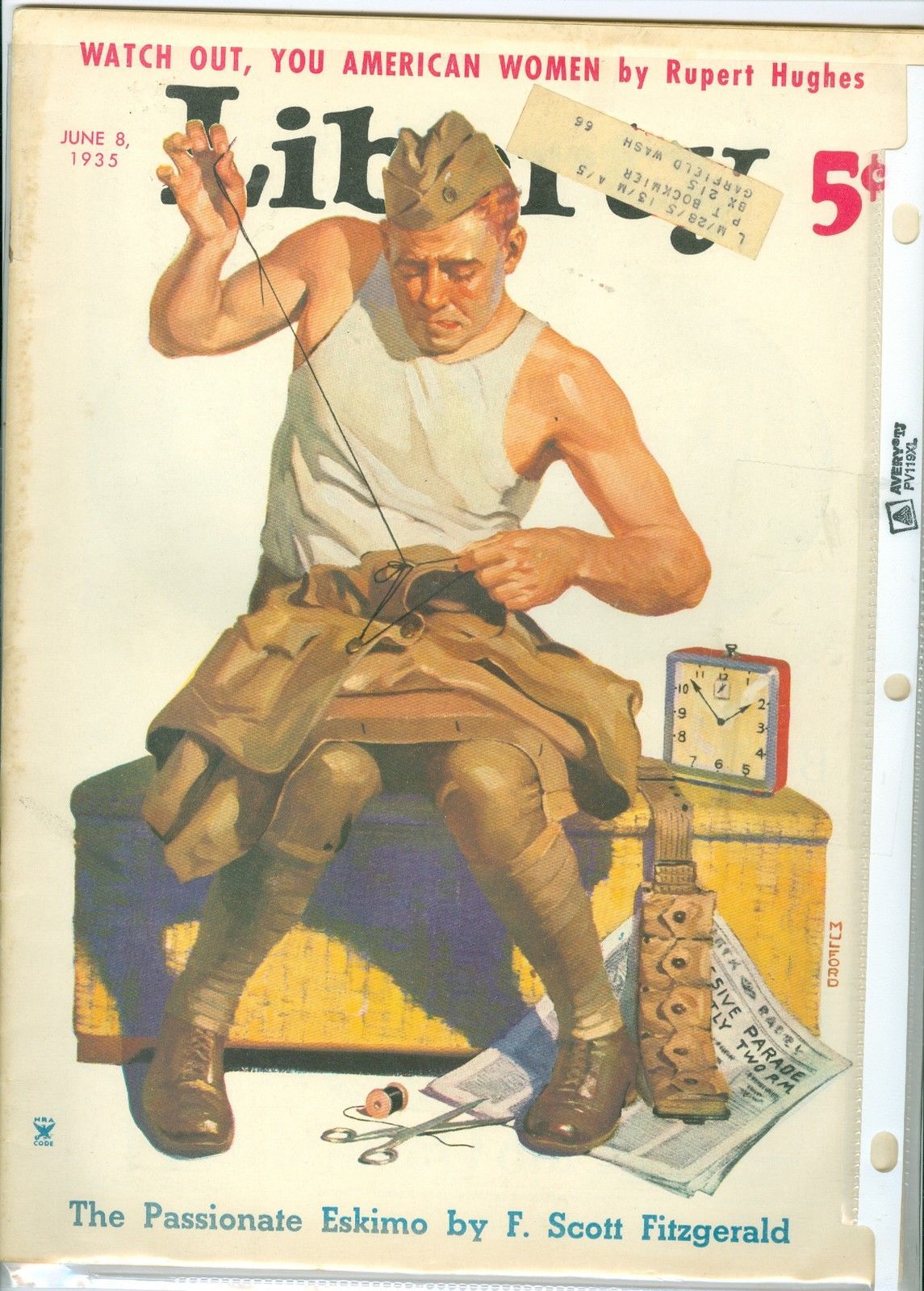 Liberty Magazine Passionate. Eskimo F Scott Fitzgerald. June 8 1935 ...