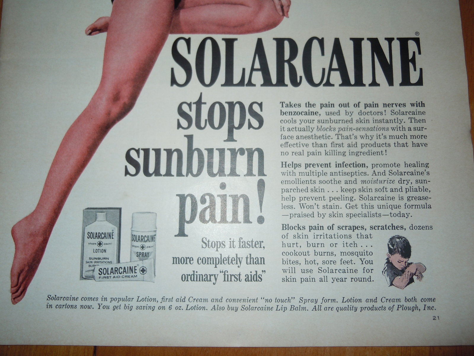 Vintage Solarcaine Magazine Advertisement and 50 similar items