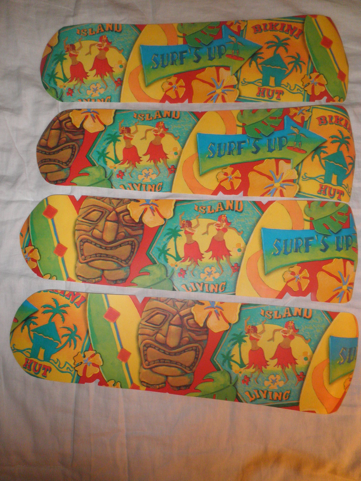 Custom Surf's Up BIKINI TIKI HUT Island Living Hawaiian Hula Girl ...