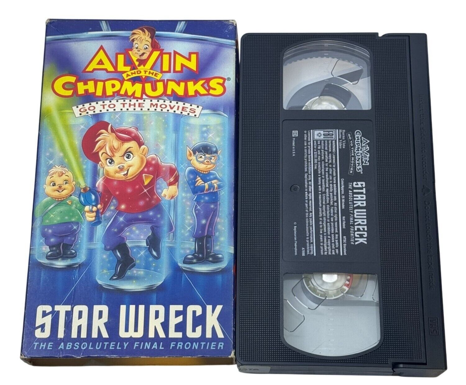 Alvin And The Chipmunks Star Wreck VHS - VHS Tapes