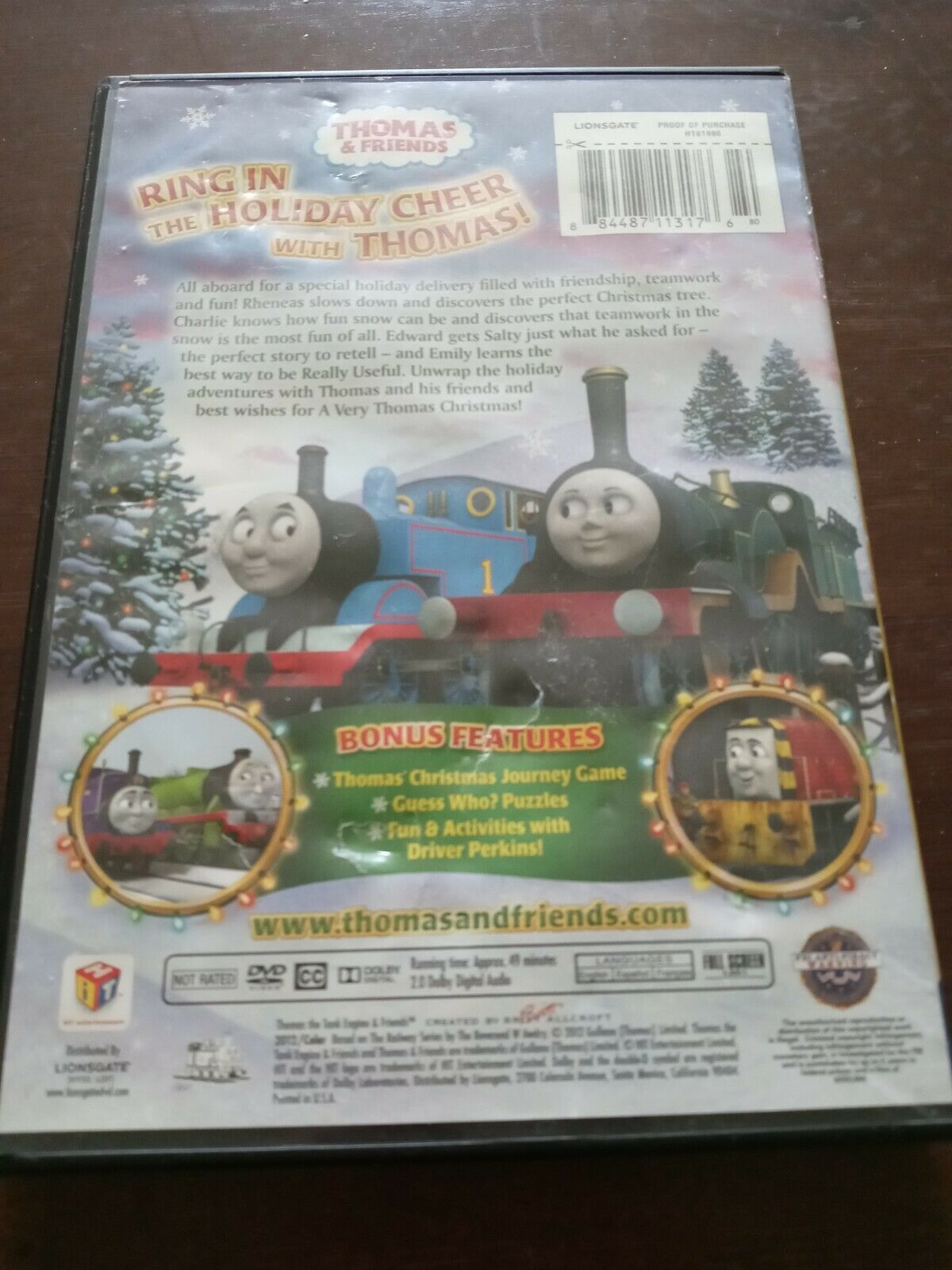 Thomas & Friends: A Very Thomas Christmas - DVD - VERY GOOD - DVDs ...