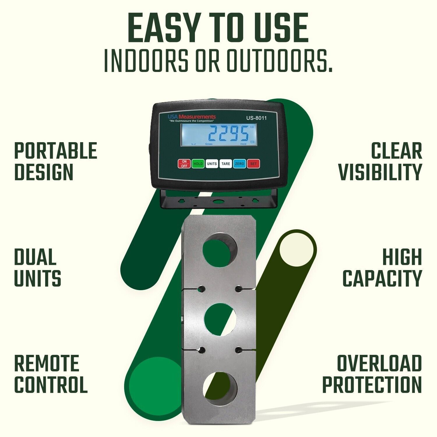 US-TSW100K wireless Industrial Tension Scale 100,000 lb x 50 lb With ...