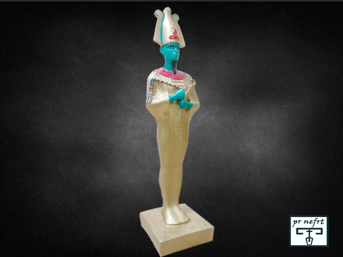 The statue of the god Osiris, distinguished Statue ,Osiris, altar ...