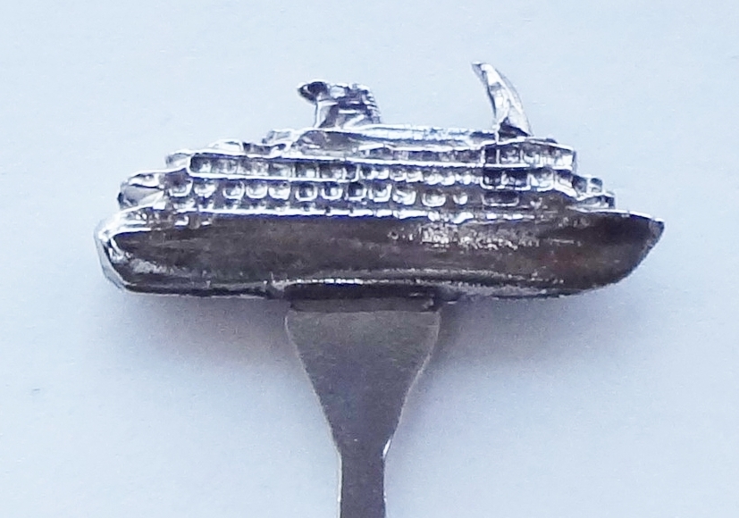 Collector Souvenir Spoon Canada BC Ferries 3D Ferry Figural Ferry Bowl ...