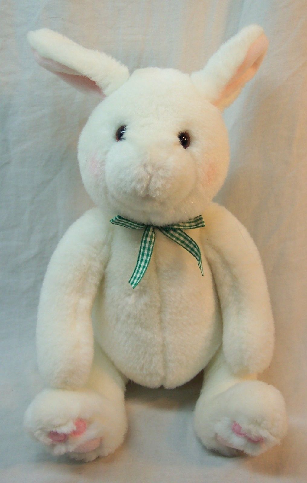 GUND CARROT TOP THE WHITE BUNNY RABBIT 12" Plush STUFFED ANIMAL Toy - Gund
