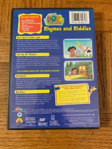 Dora The Explorer Rhymes And Riddles DVD - DVDs & Blu-ray Discs