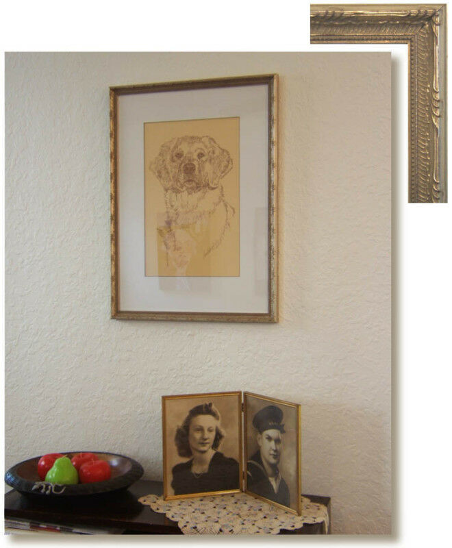 Custom Made Art Frame for Kline Dog Lithographs - Skye Terrier