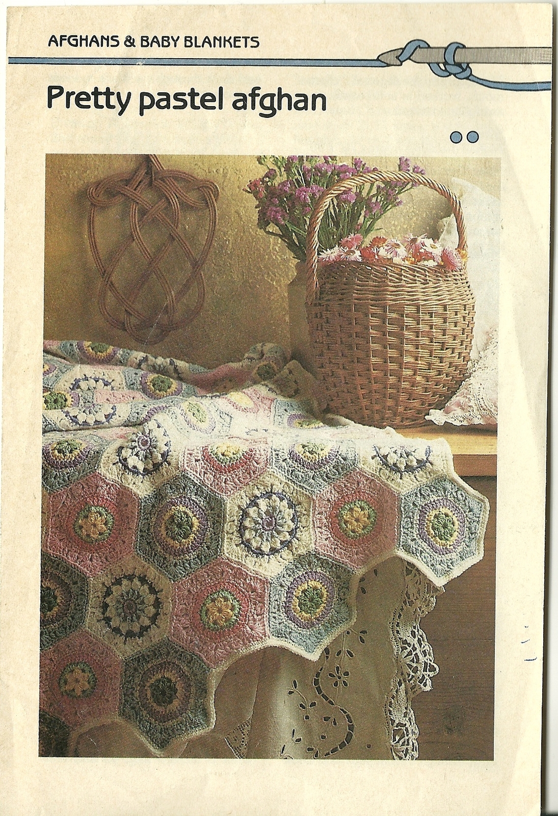 Pretty Pastel Afghan Crochet Pattern Marshall Cavendish Limited QCSC1 ...