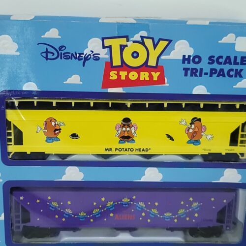 Disney Toy Story Express TRI-PACK HO Scale Train 3 Cars Set 1996 NEW ...